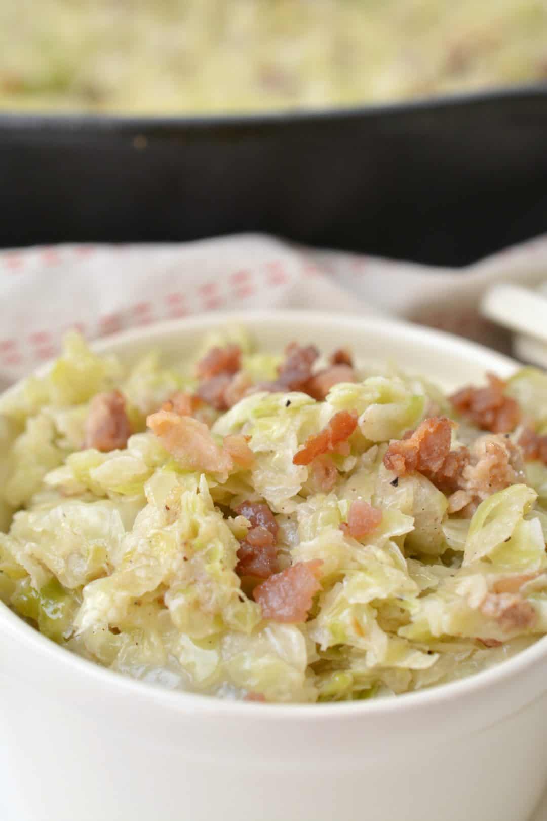 Creamed Country Style Cabbage - CheekyKitchen