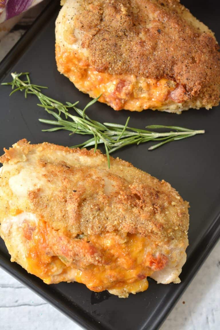 Nacho Stuffed Chicken Breasts - CheekyKitchen