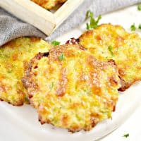 Low Carb Broccoli Cheese Rounds - CheekyKitchen
