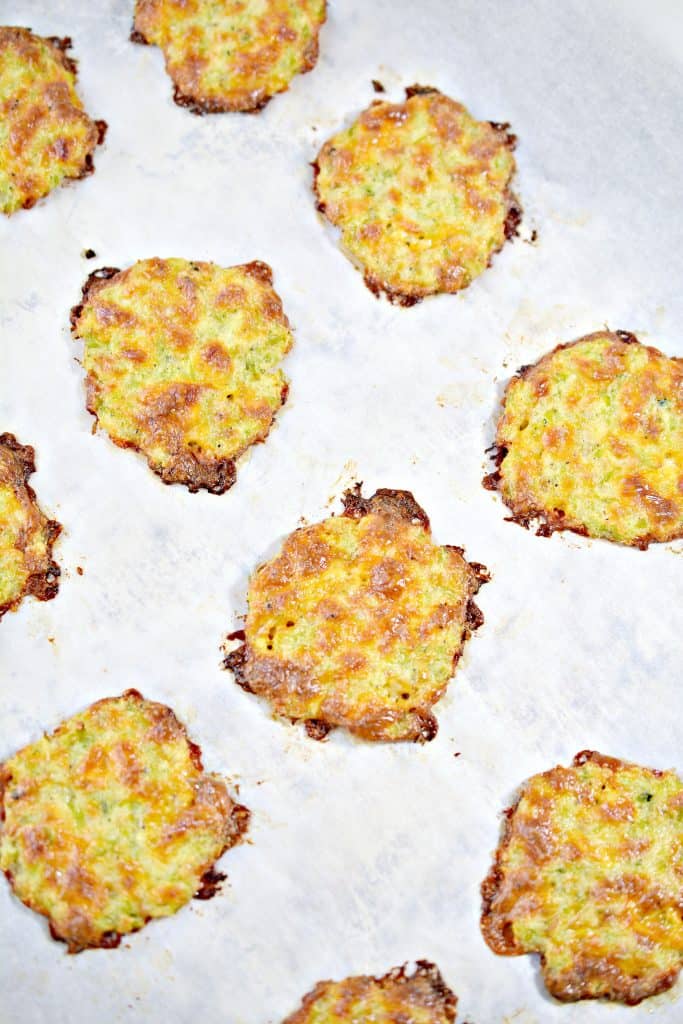 Low Carb Broccoli Cheese Rounds - CheekyKitchen