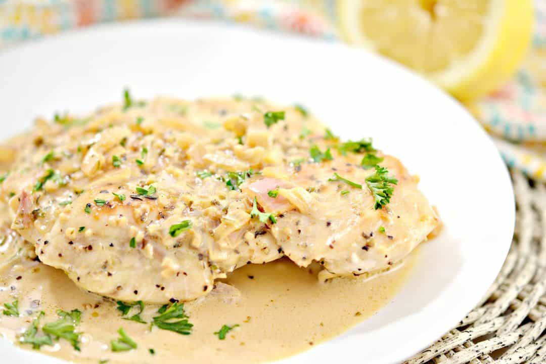 One-Skillet Chicken in Lemon Cream Sauce - CheekyKitchen
