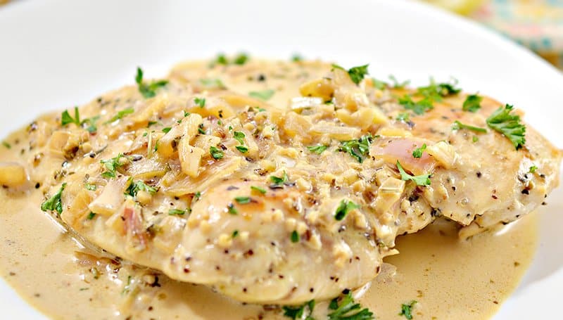 One-Skillet Chicken in Lemon Cream Sauce - CheekyKitchen