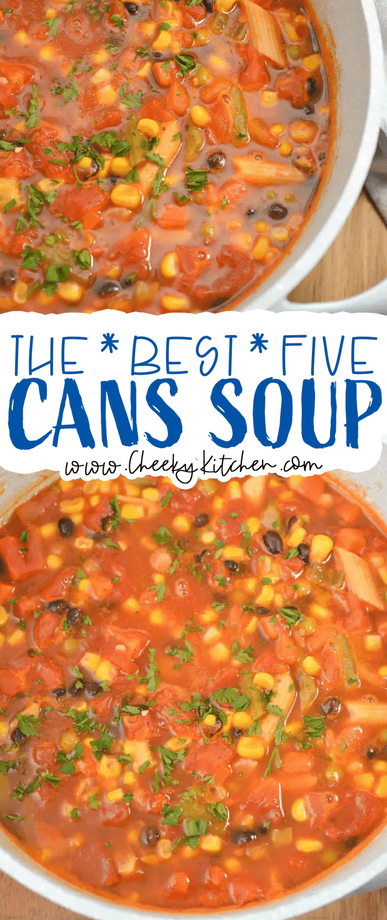 5 Cans Soup - CheekyKitchen