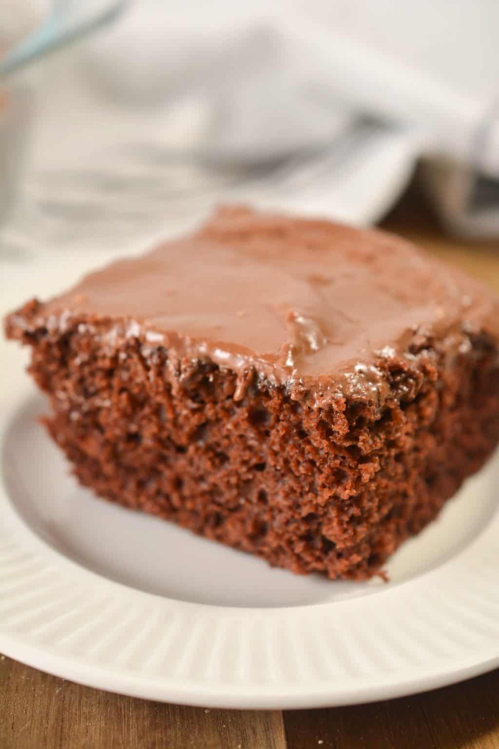 Chocolate Depression Cake - CheekyKitchen