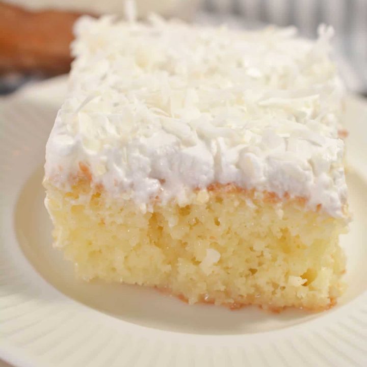 Coconut Poke Cake - CheekyKitchen
