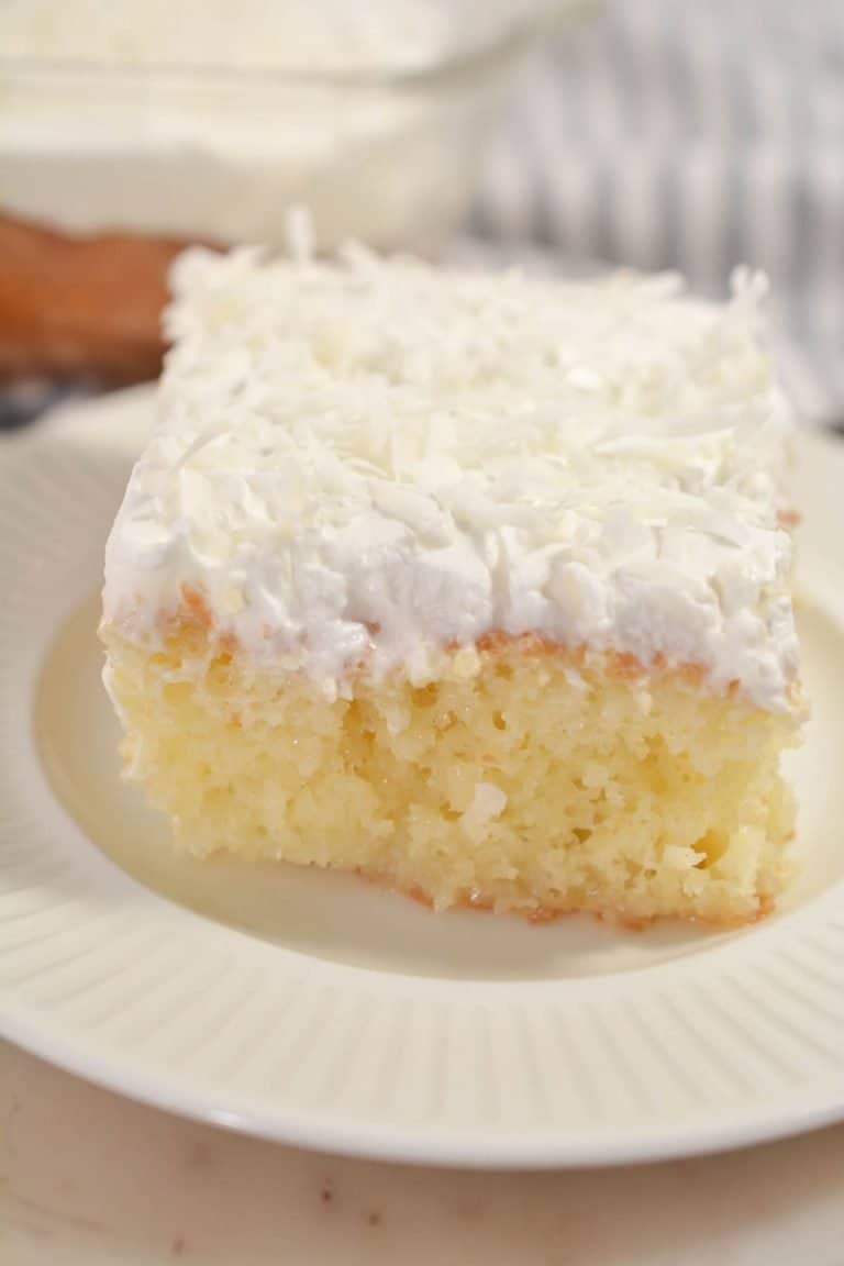 Coconut Poke Cake - CheekyKitchen