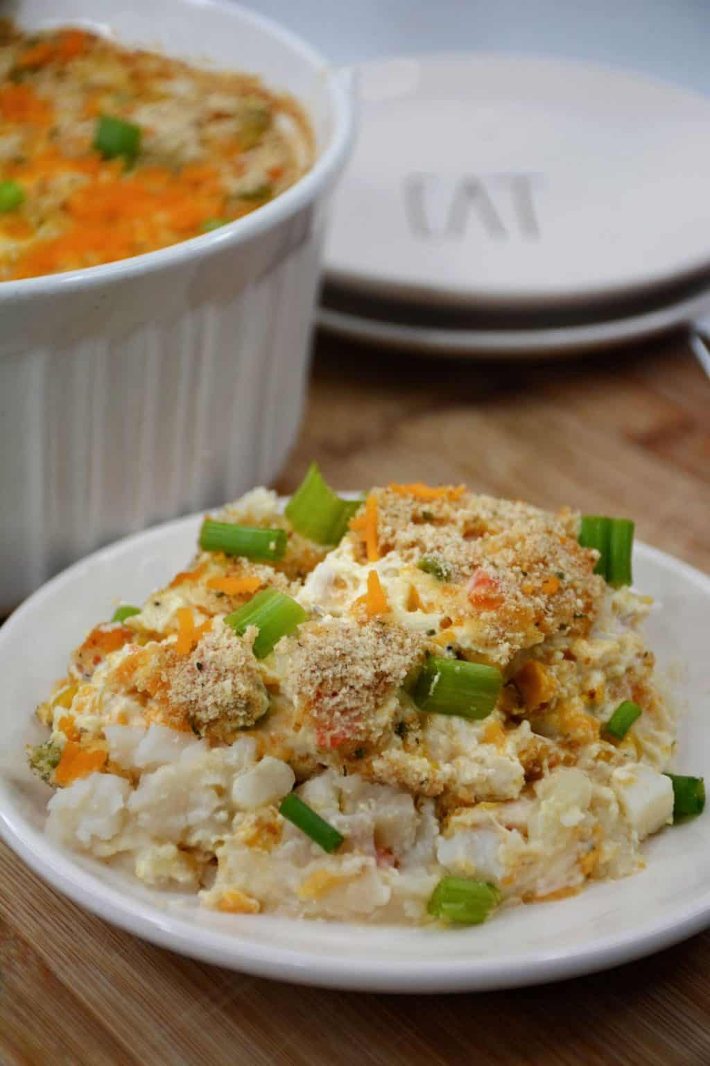 Hash Brown Chicken Casserole - CheekyKitchen