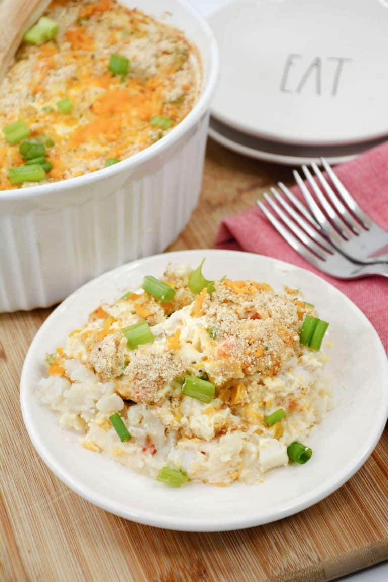 Hash Brown Chicken Casserole - CheekyKitchen