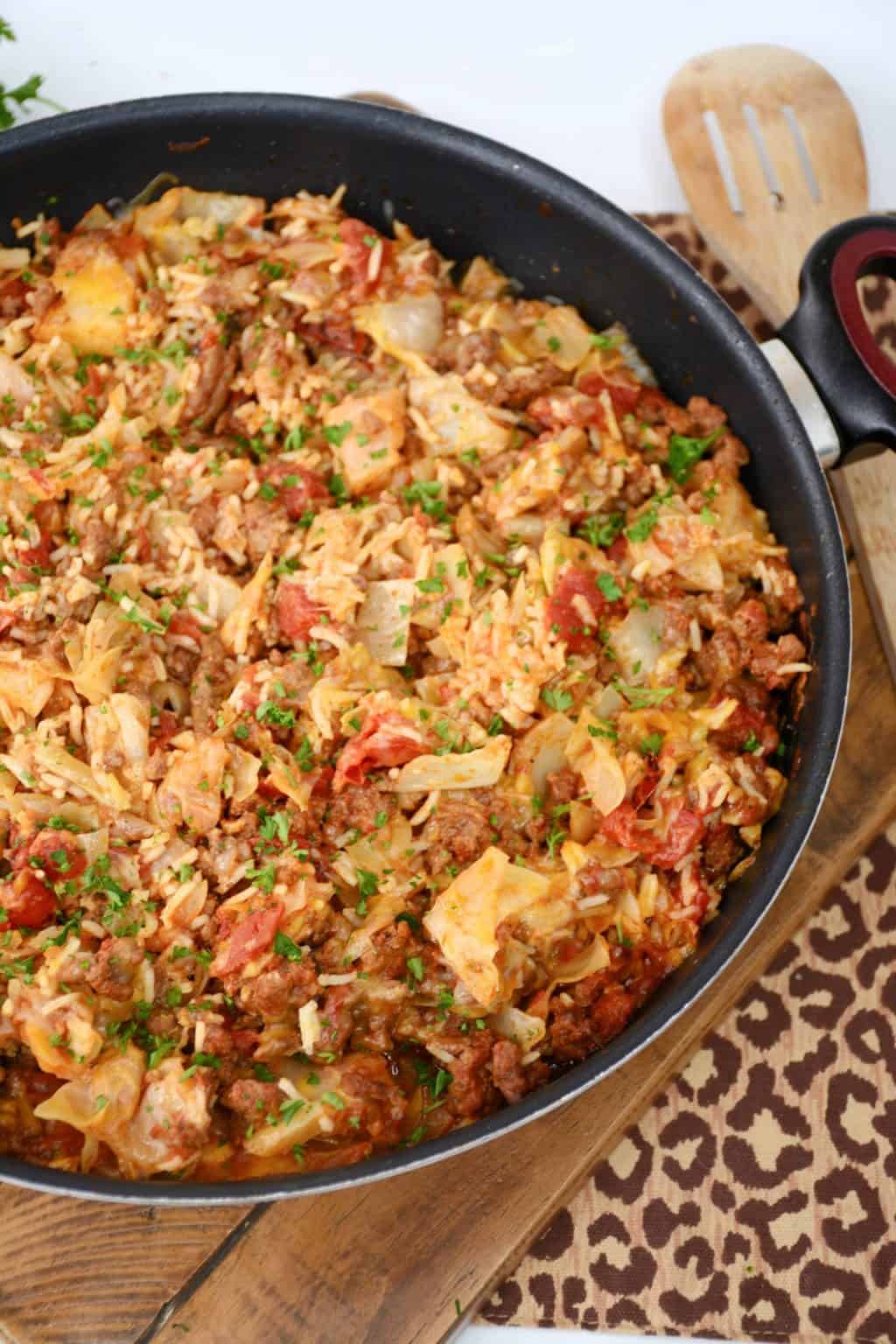 One-Pot Cabbage Casserole - CheekyKitchen