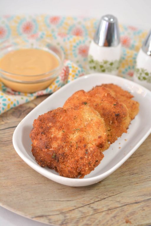 Crispy Chicken Fritters - CheekyKitchen