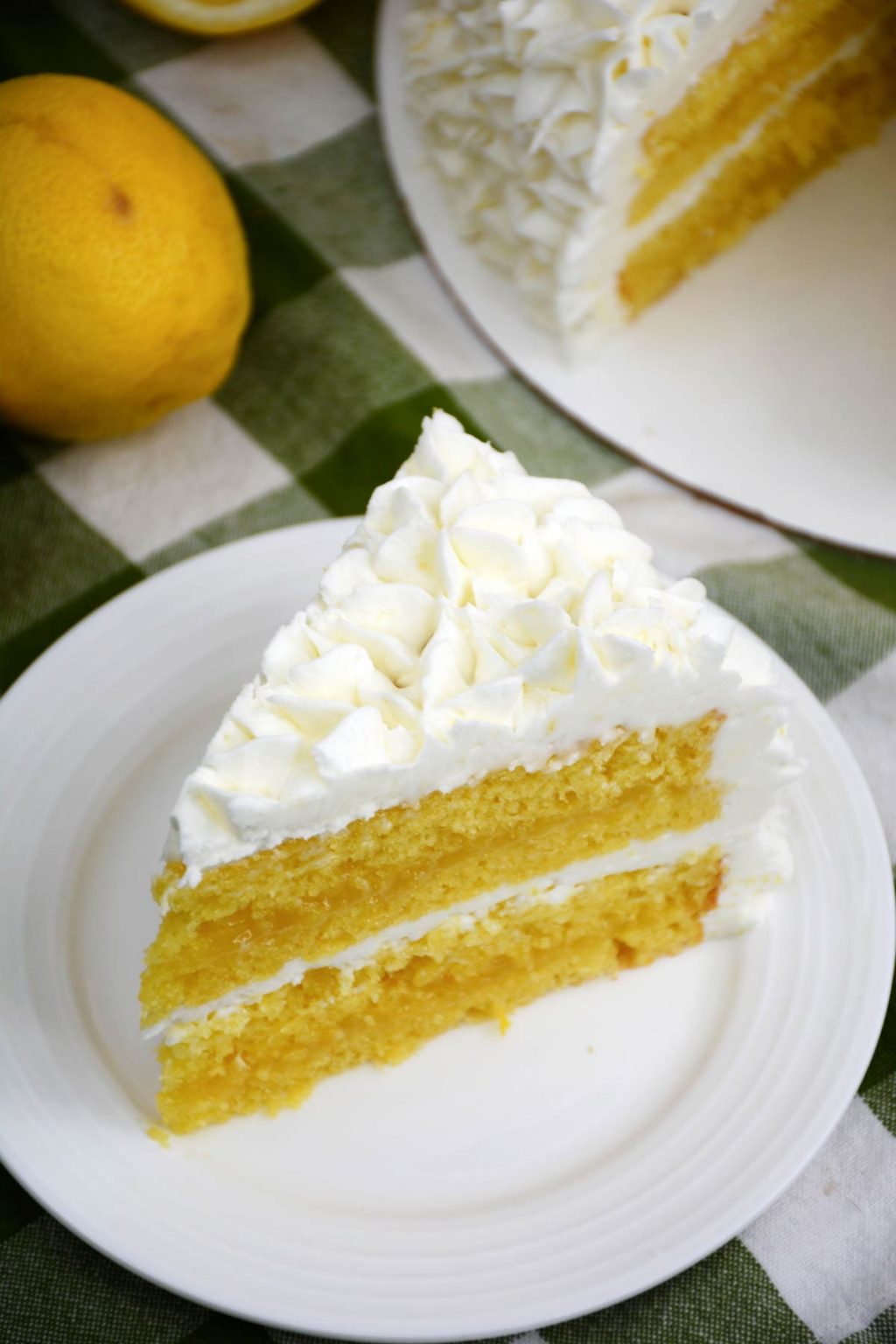 Lemon Cake with lemon Filling - CheekyKitchen