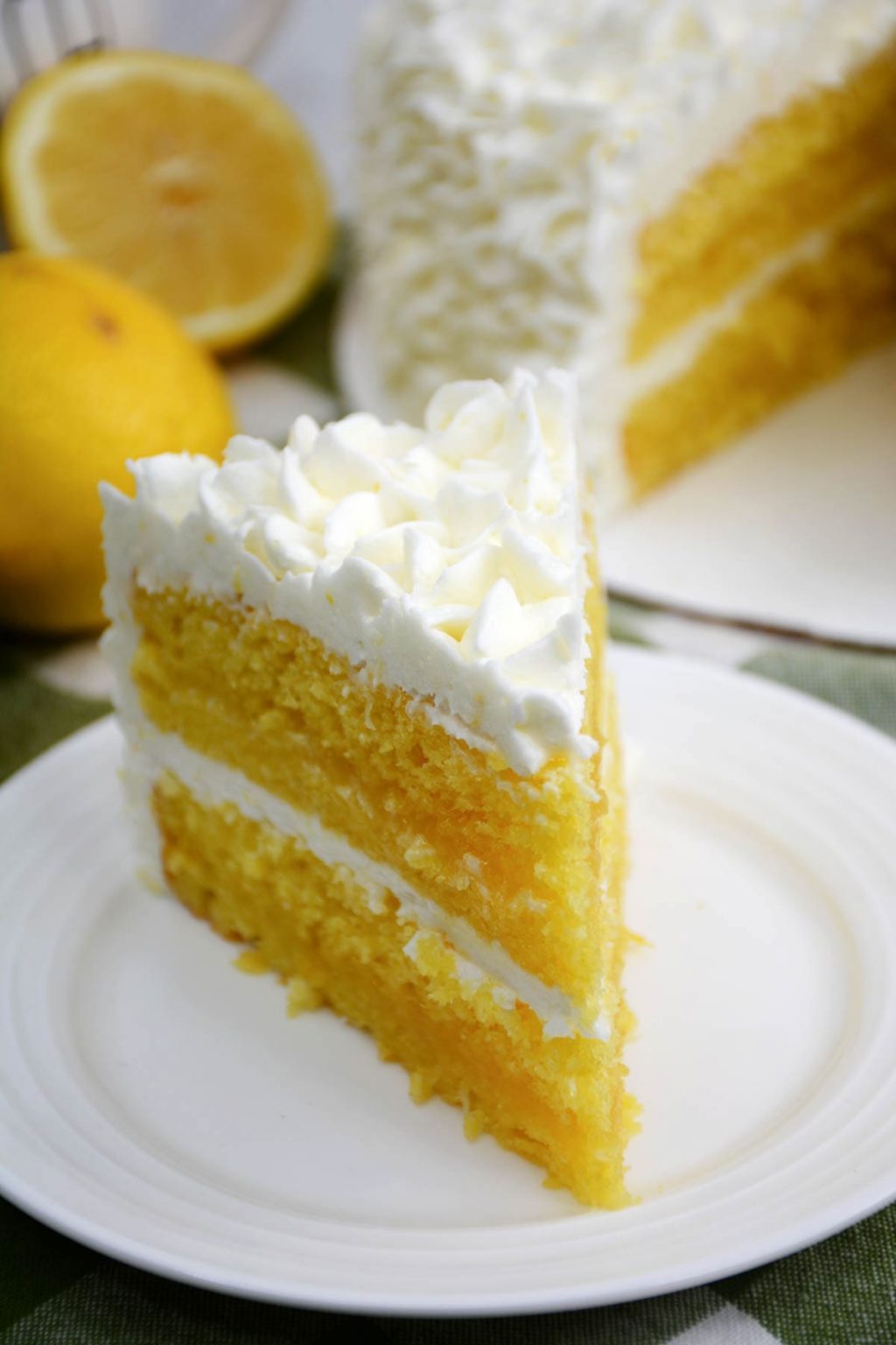Lemon Cake with lemon Filling - CheekyKitchen