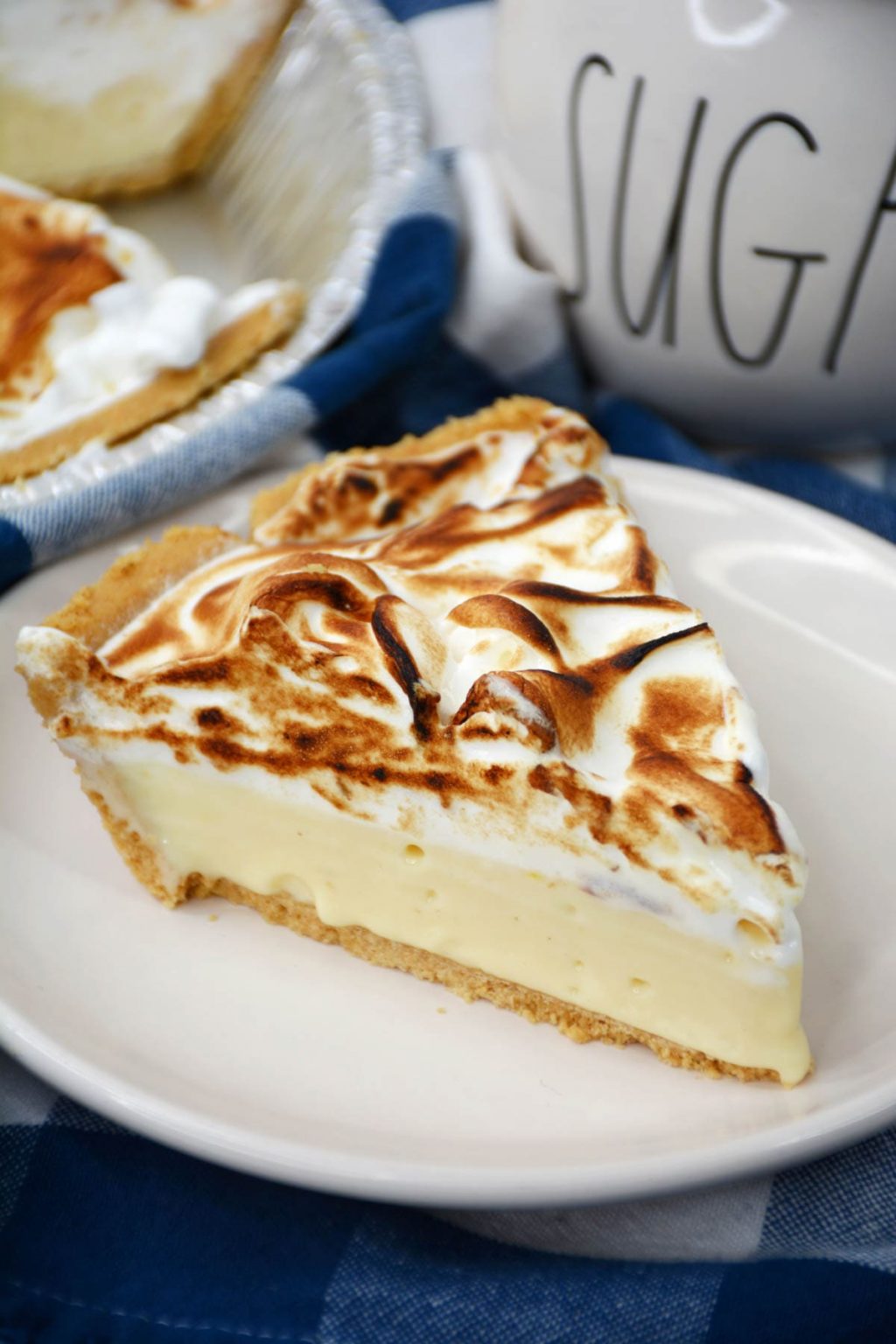 Magic Lemon Pie - CheekyKitchen