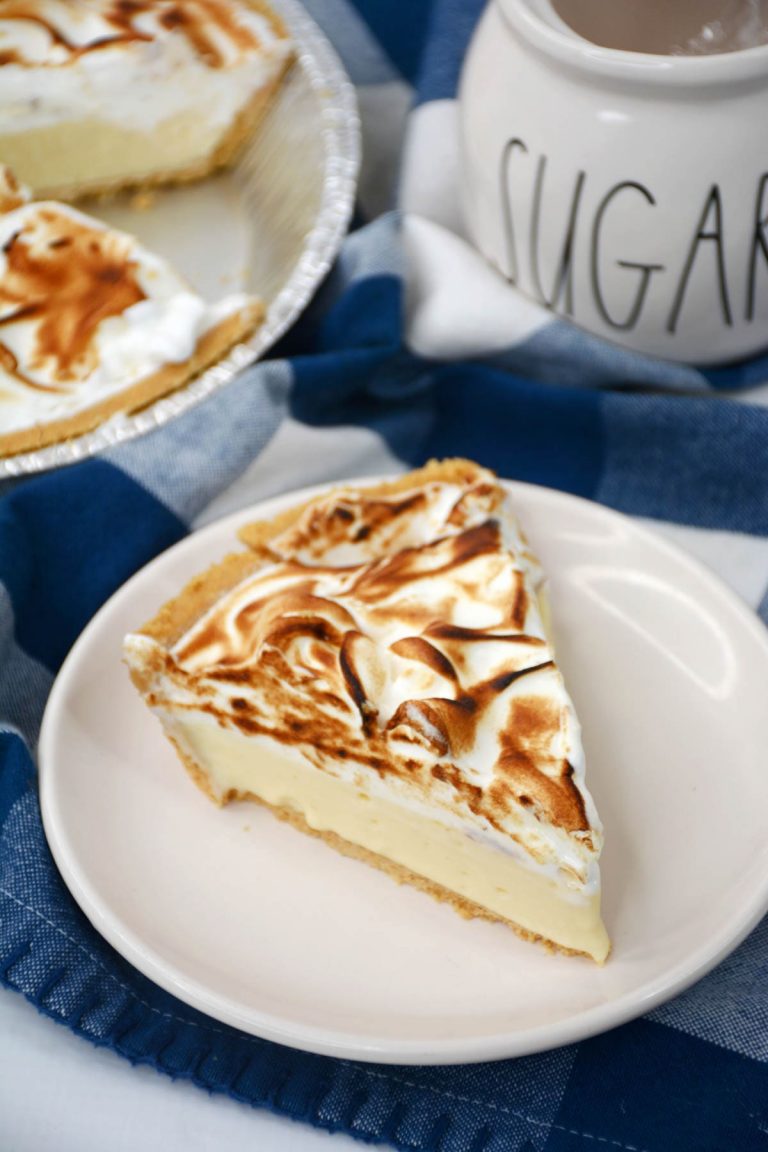 Magic Lemon Pie - CheekyKitchen