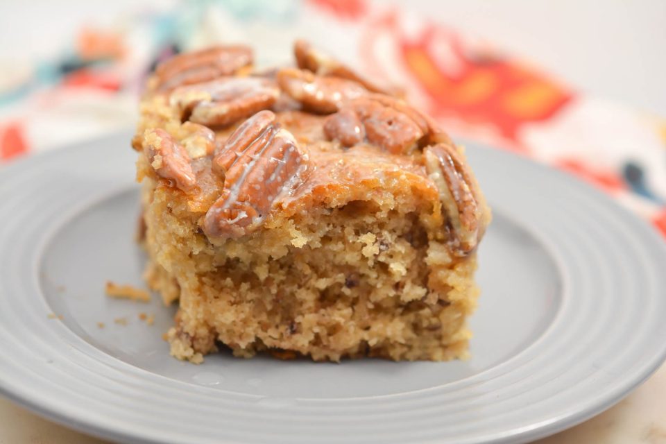 Pecan Praline Cake - CheekyKitchen