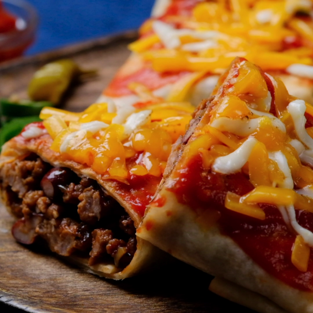 Beef and Cheese Chimichangas - CheekyKitchen