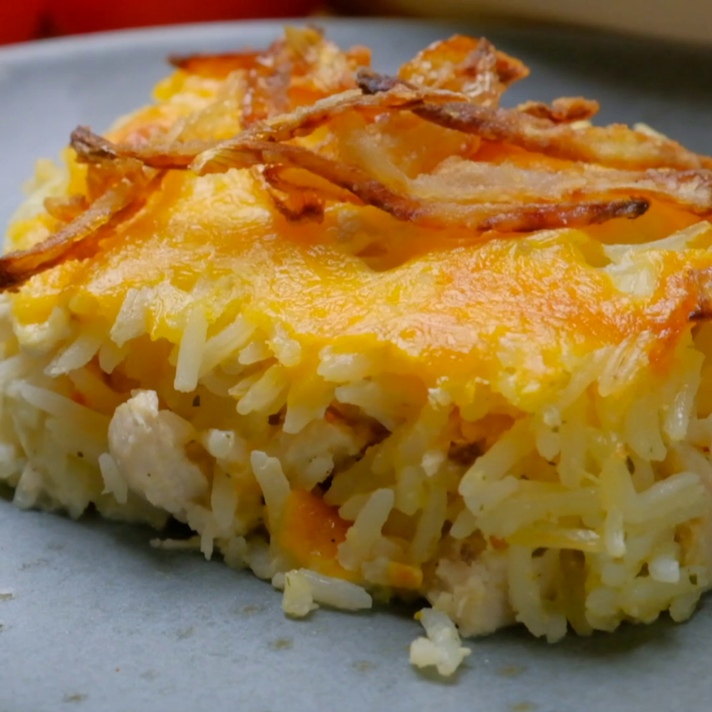Creamy Chicken and Rice Casserole - CheekyKitchen