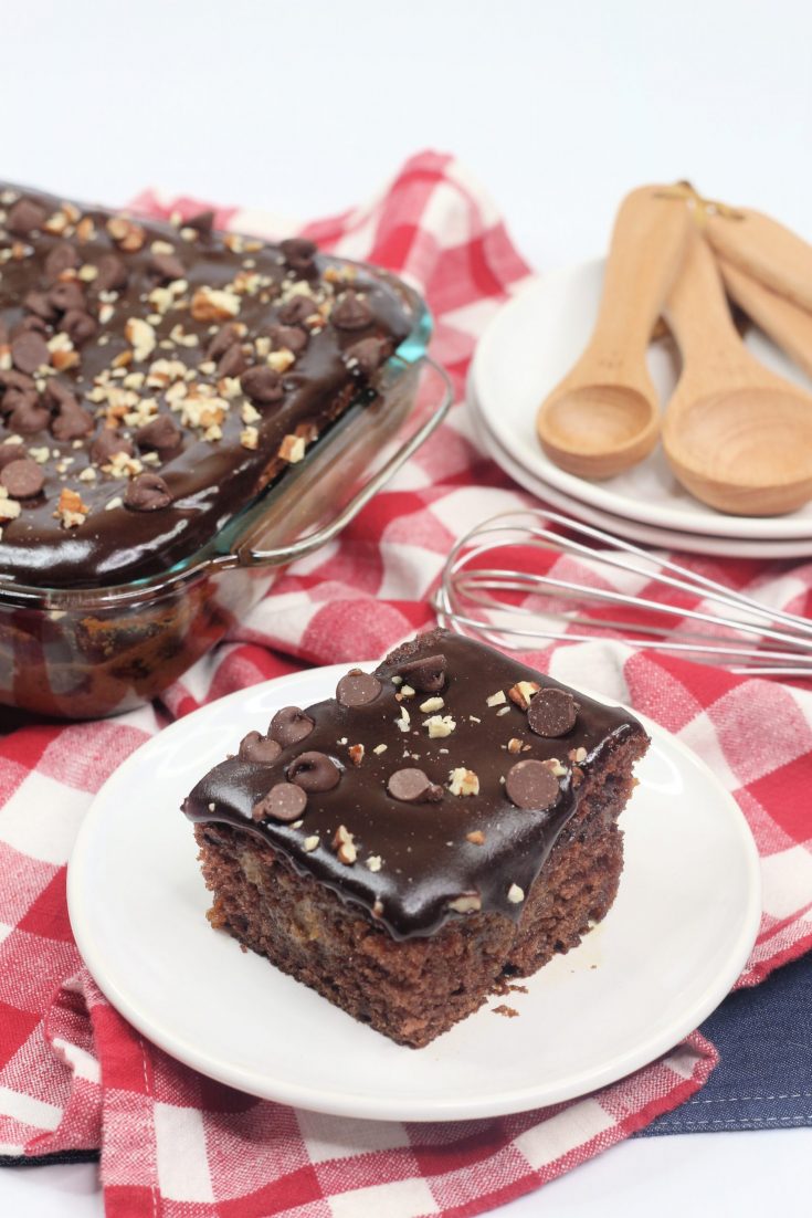 Turtle Caramel Cake - CheekyKitchen