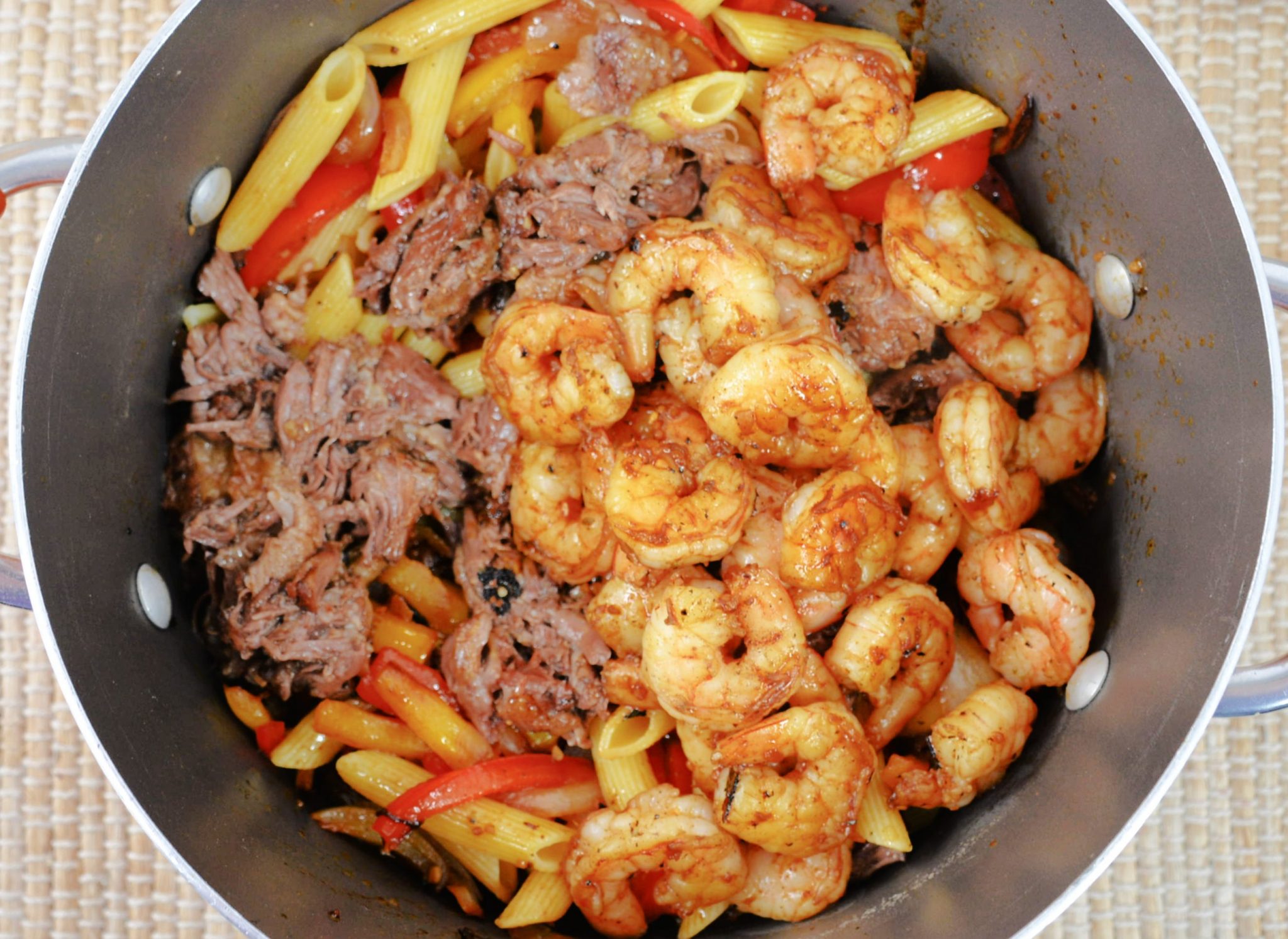 Oxtail Shrimp Pasta - CheekyKitchen