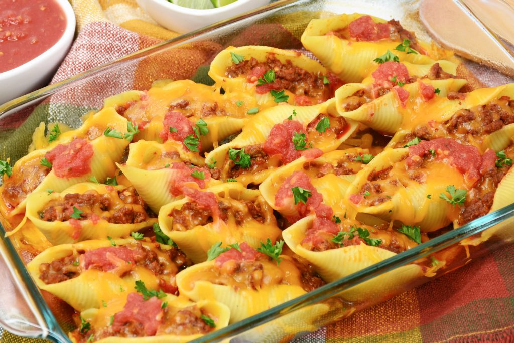 Taco Stuffed Shells Recipe - CheekyKitchen