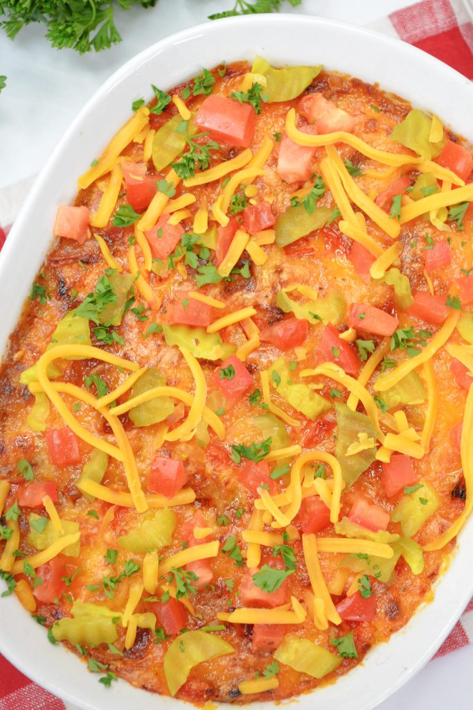 Cheeseburger Casserole - CheekyKitchen