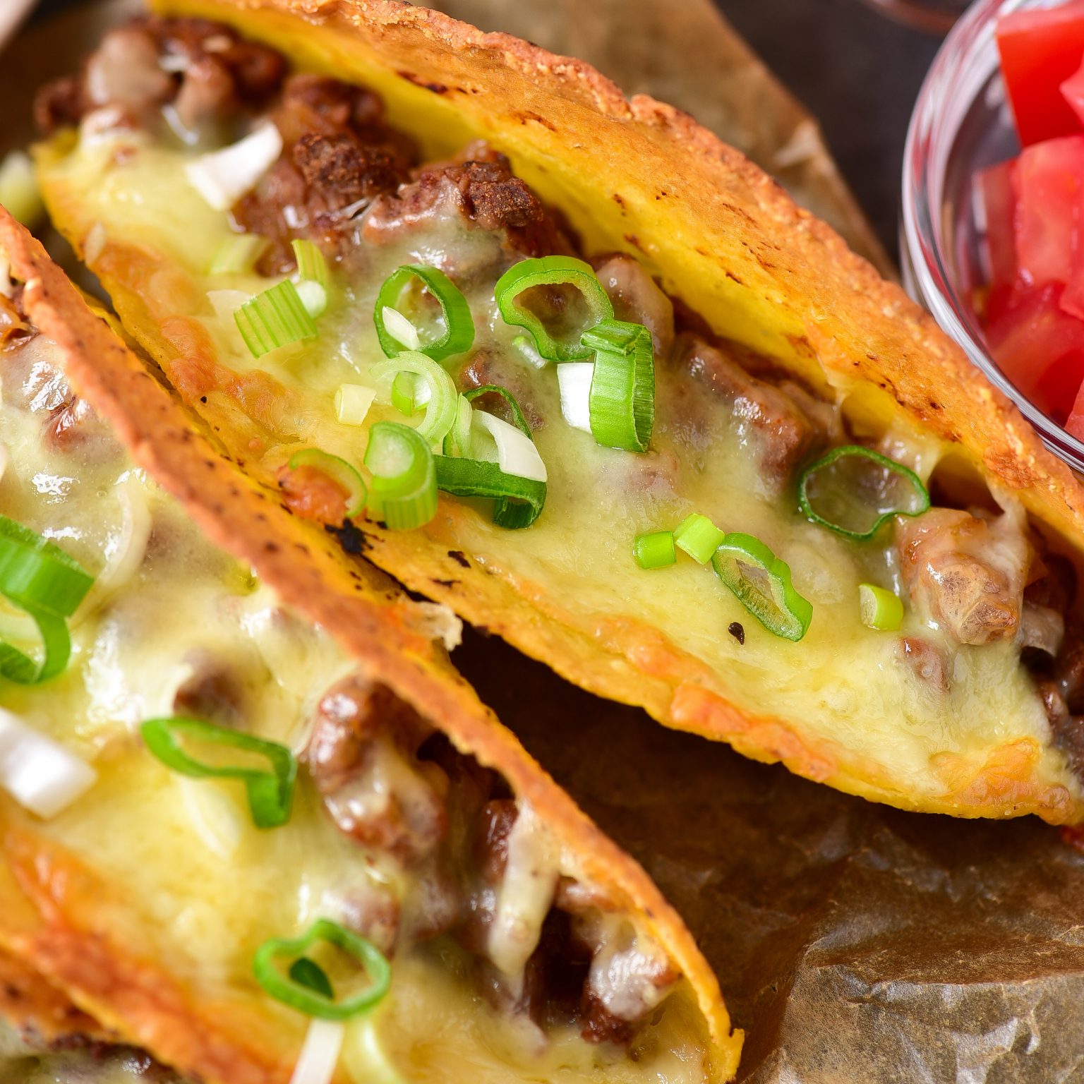 Cheese Steak Tacos with Buffalo Fries - CheekyKitchen