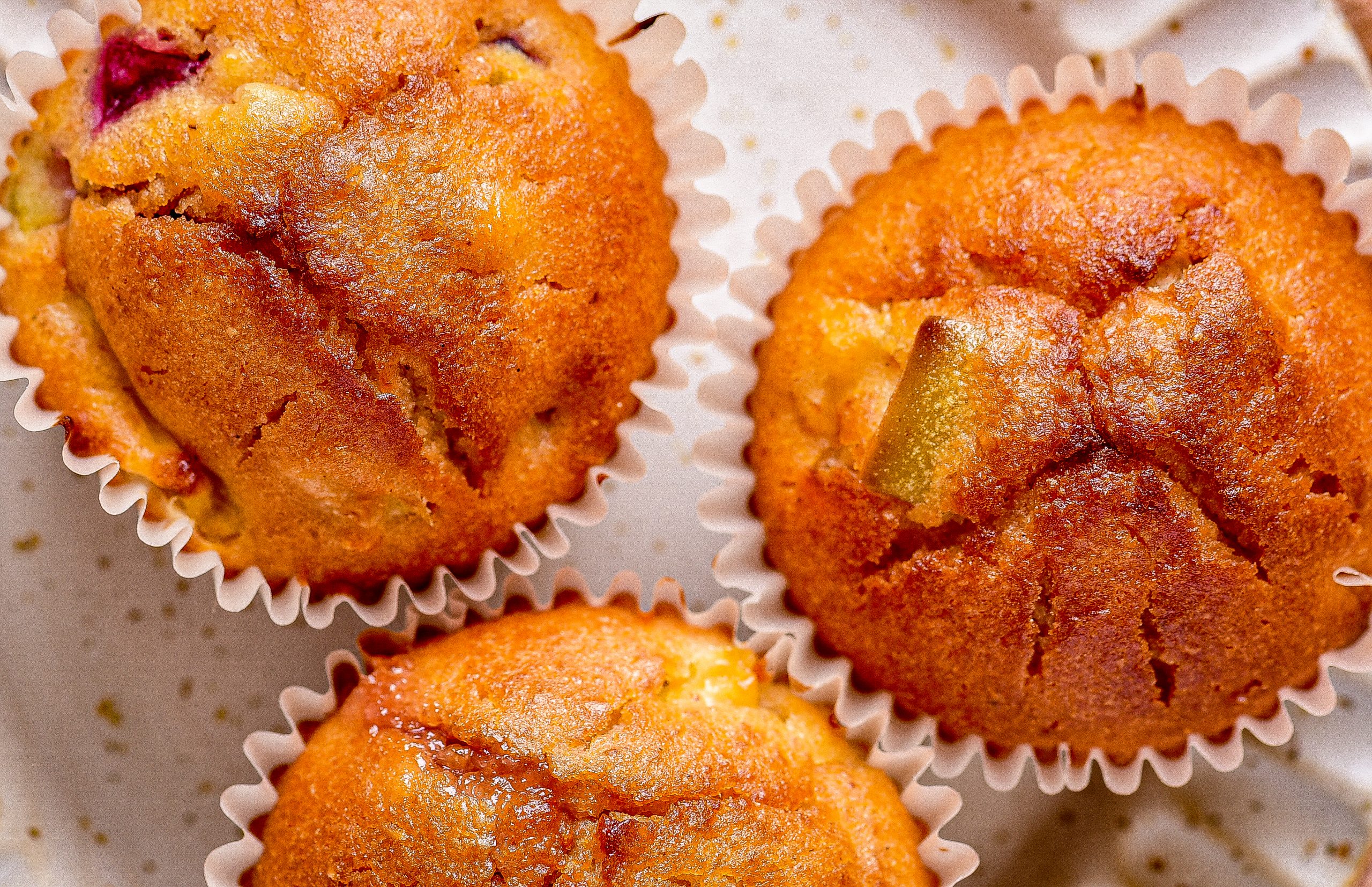 Explosive Fruit Muffins - CheekyKitchen