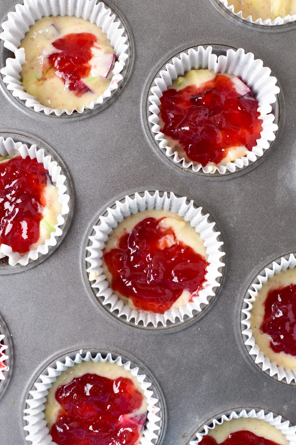 Explosive Fruit Muffins - CheekyKitchen