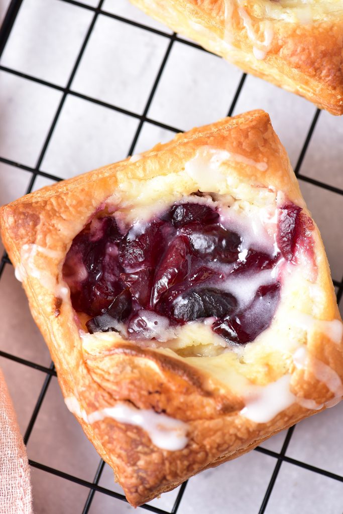 Miniature Cherry Cheese Danish - CheekyKitchen