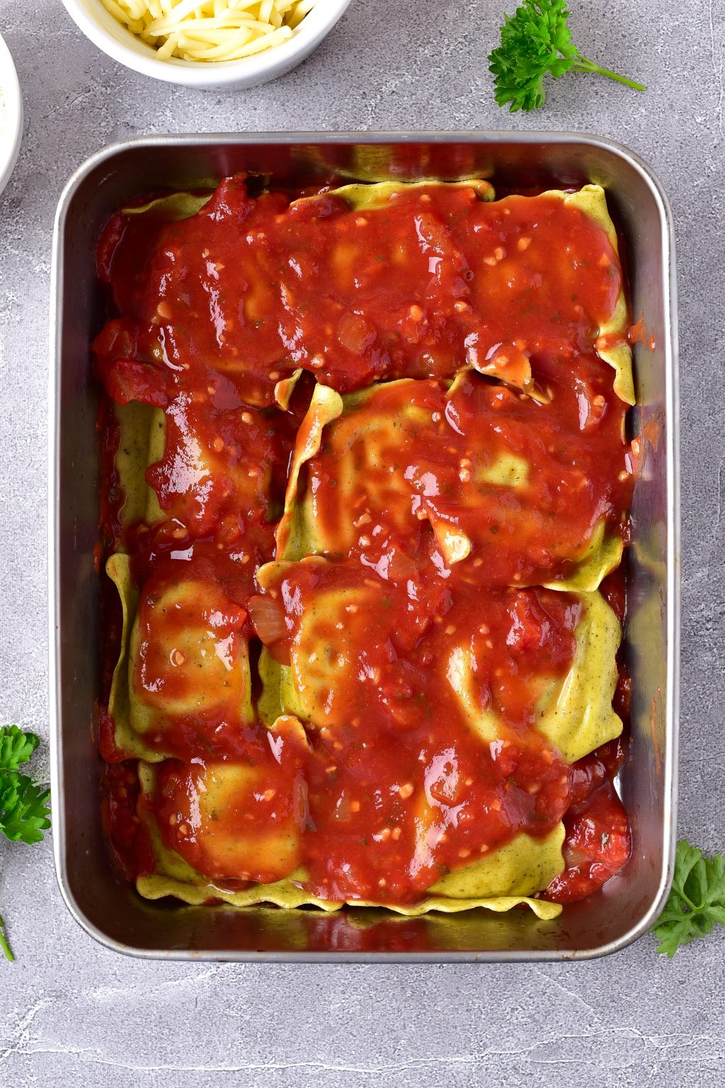 Ravioli Lasagna - CheekyKitchen