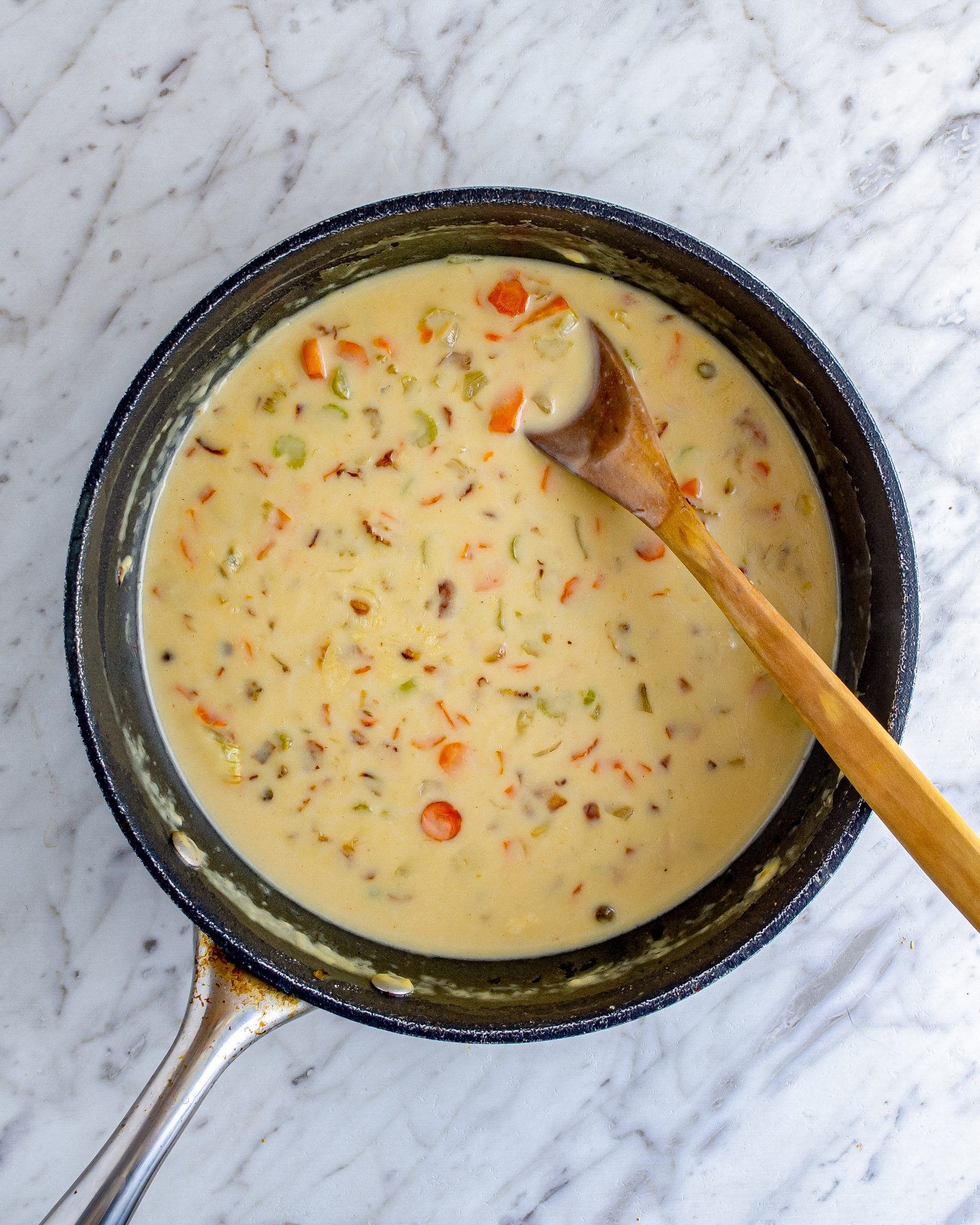 Chicken Pot Pie Bake - CheekyKitchen