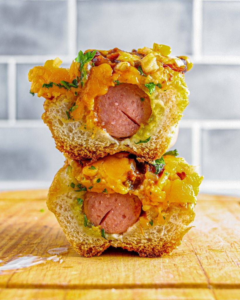 Oven Baked Hot Dogs - CheekyKitchen