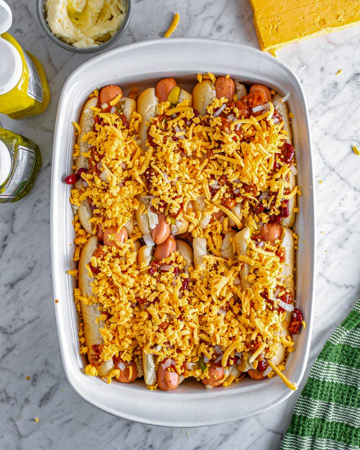 Oven Baked Hot Dogs - CheekyKitchen