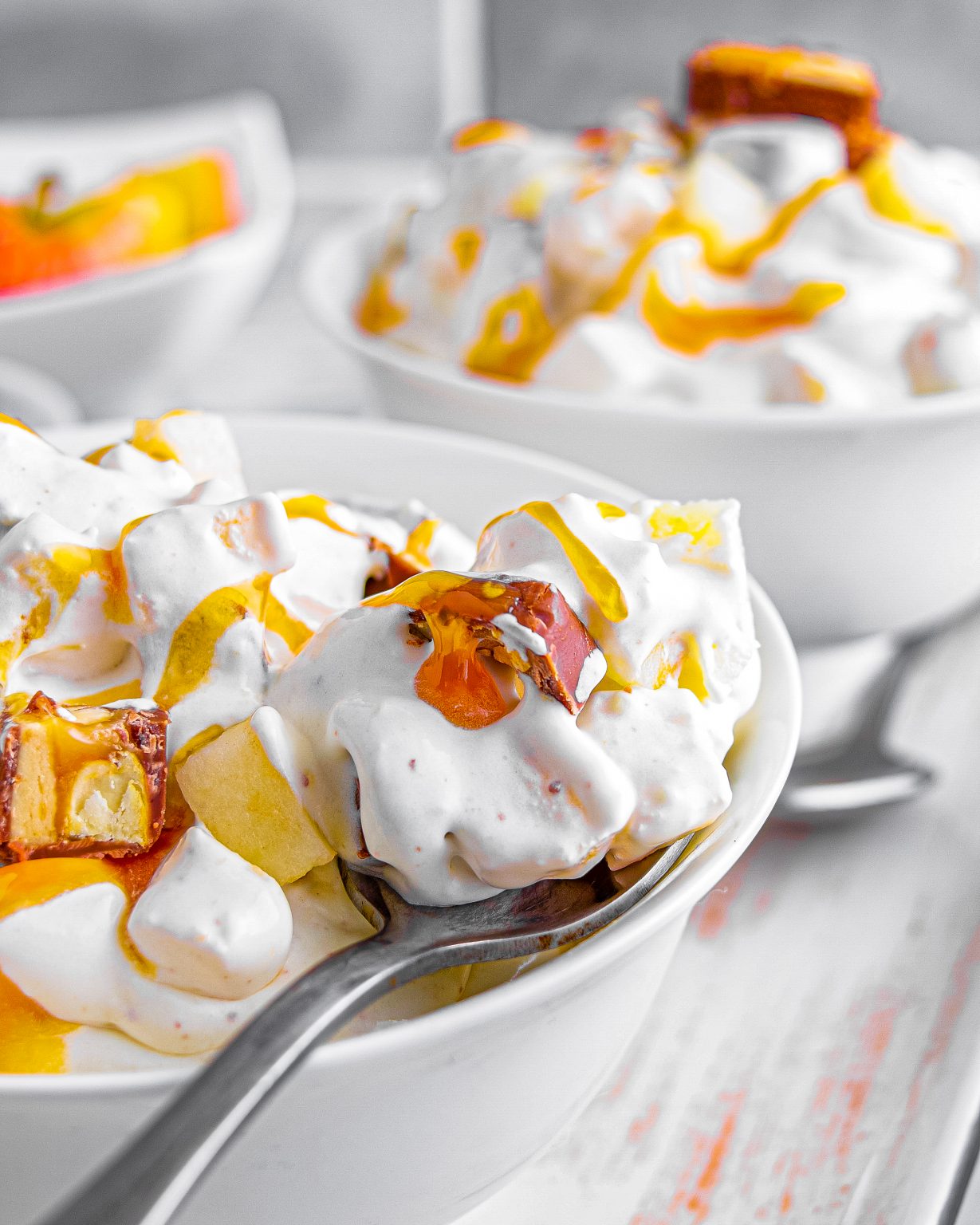 Snickers Apple Salad - CheekyKitchen