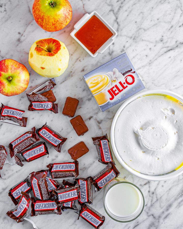 Snickers Apple Salad - CheekyKitchen