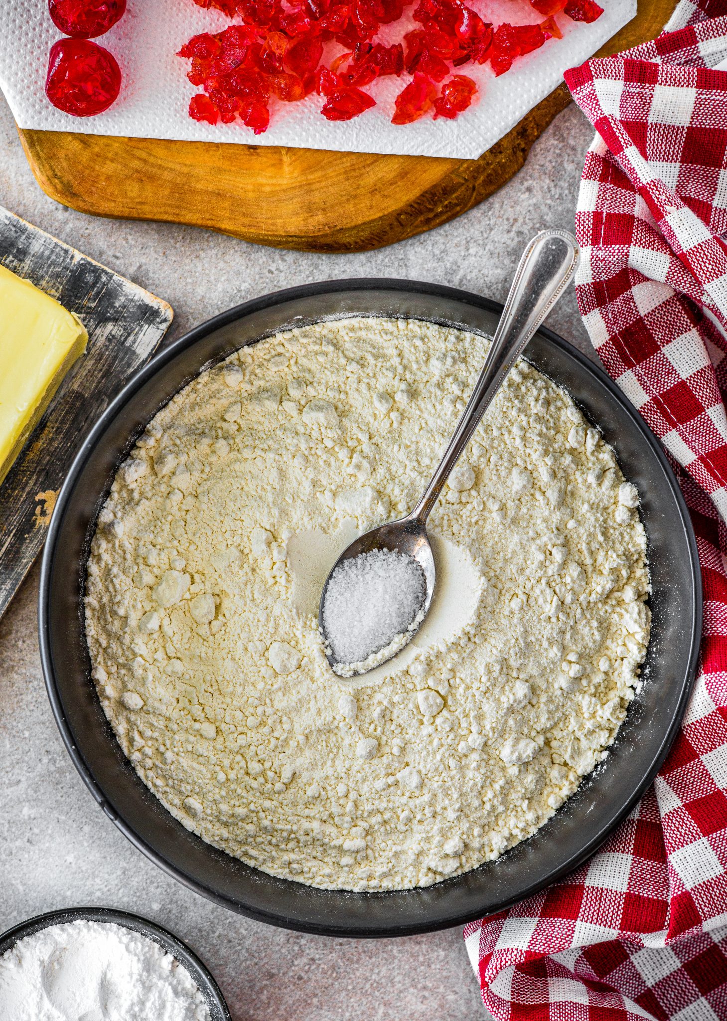 Maraschino Cherry Shortbread Cookies Recipe - CheekyKitchen