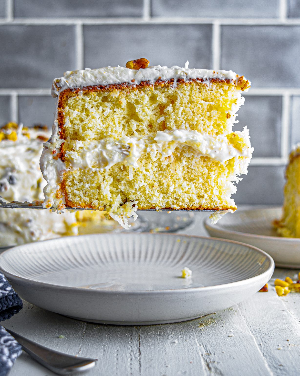 Cake Mix Italian Cream Cake - CheekyKitchen
