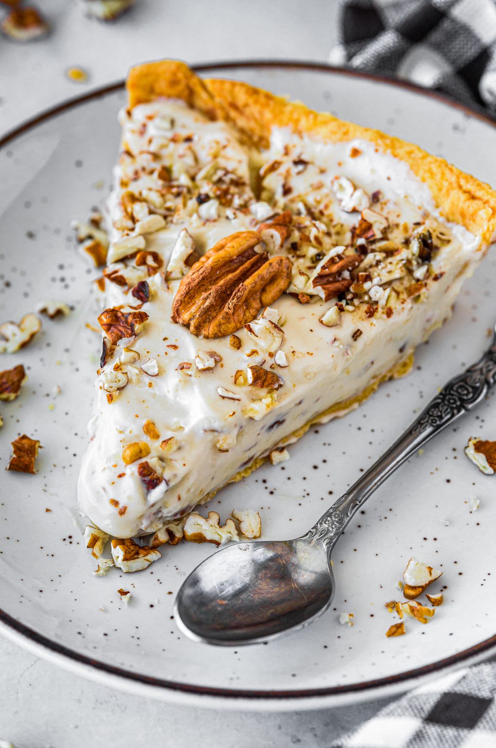 Pecan Cream Cheese Pie Recipe - CheekyKitchen