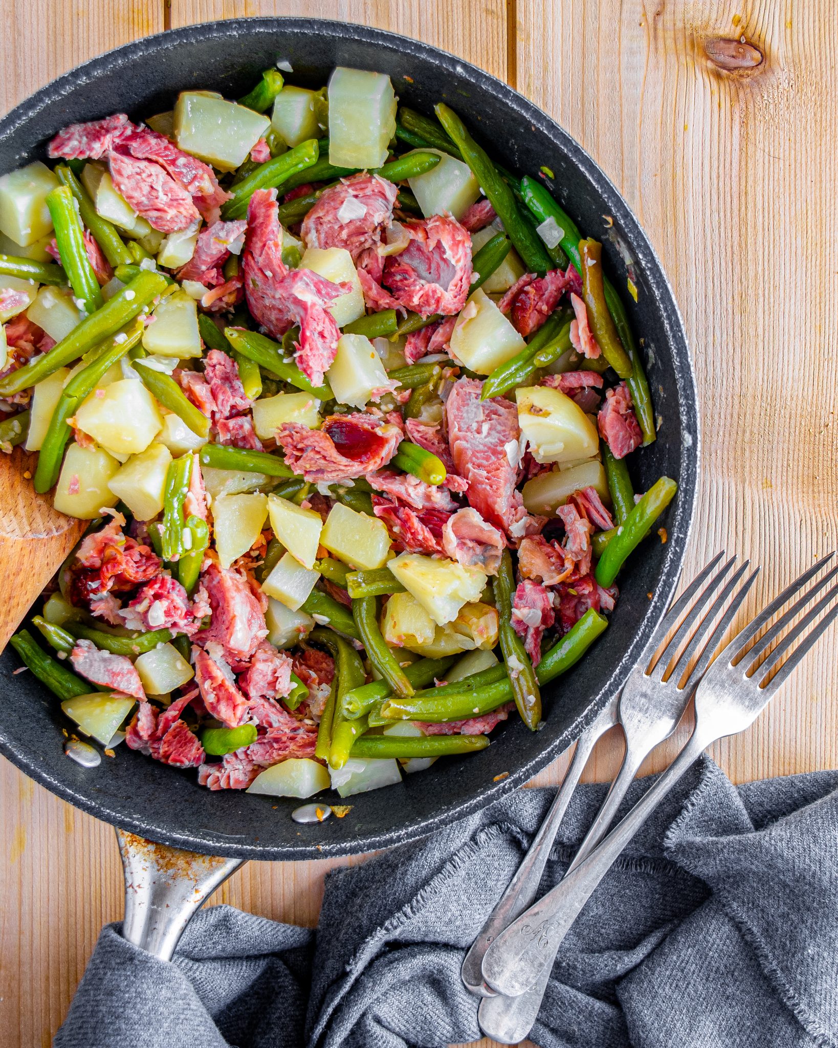 Southern Beans with Smoked Turkey Necks and Potatoes - CheekyKitchen