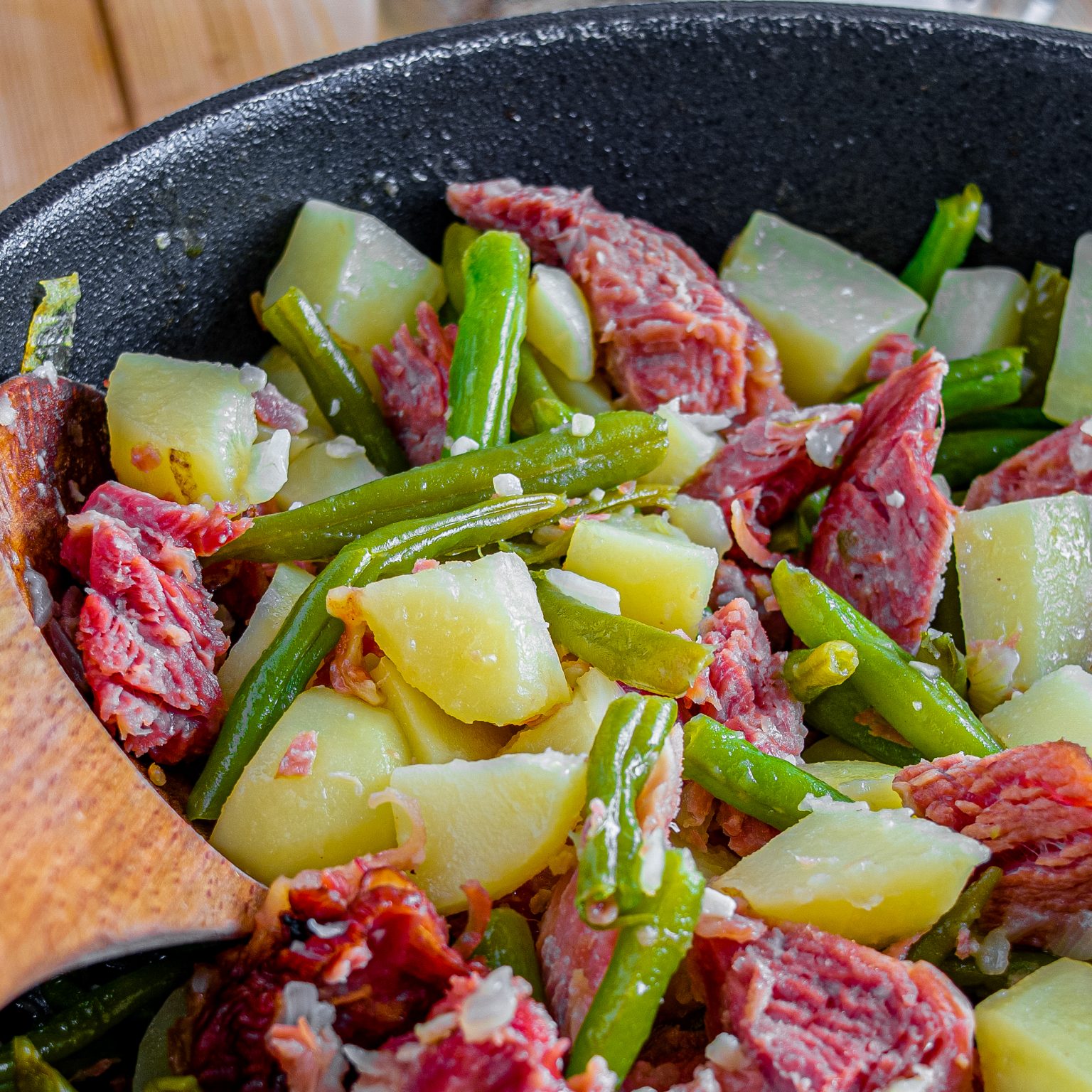 Southern Beans with Smoked Turkey Necks and Potatoes - CheekyKitchen