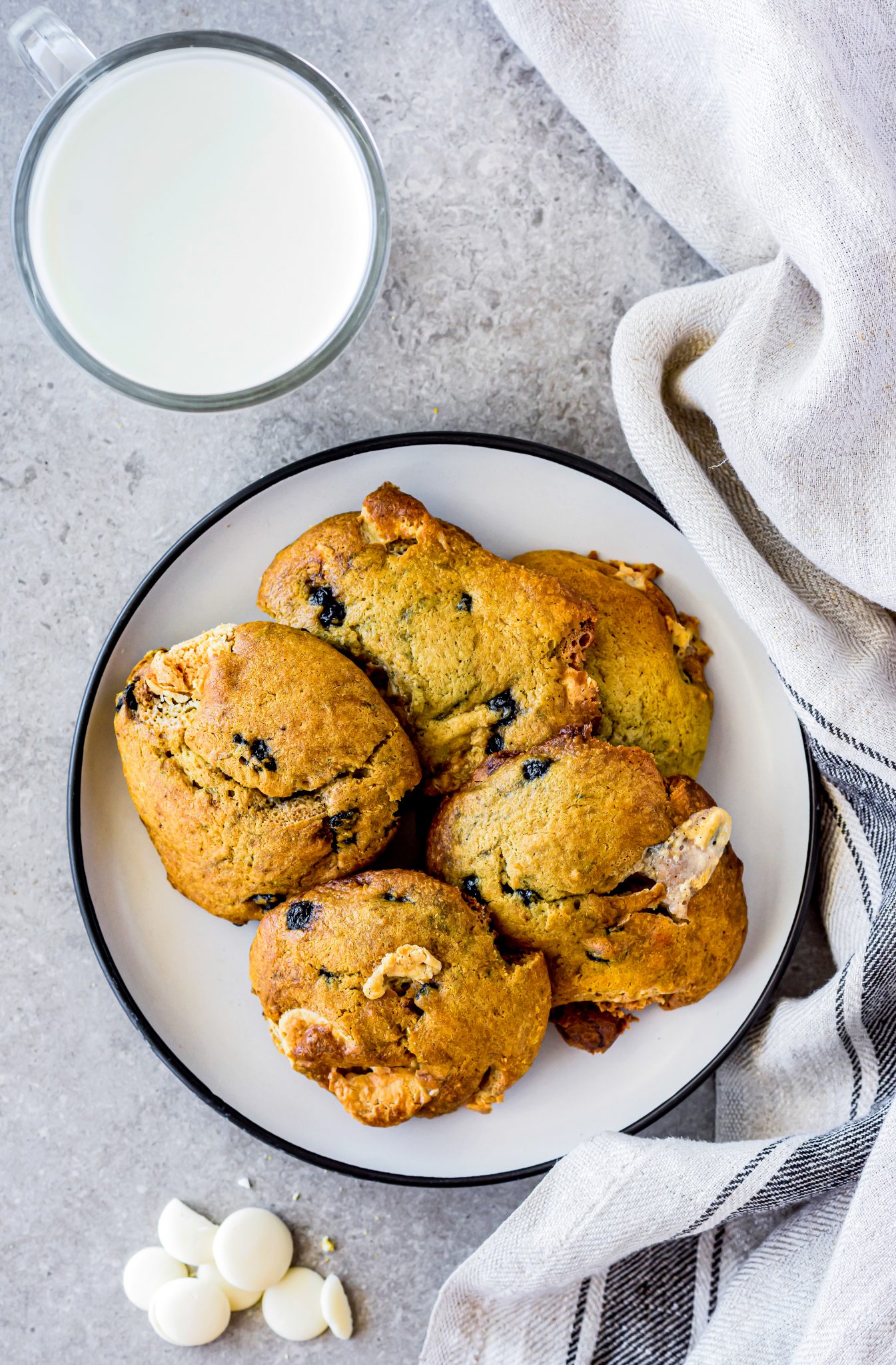 Blueberry Cheesecake Cookies Recipe - CheekyKitchen
