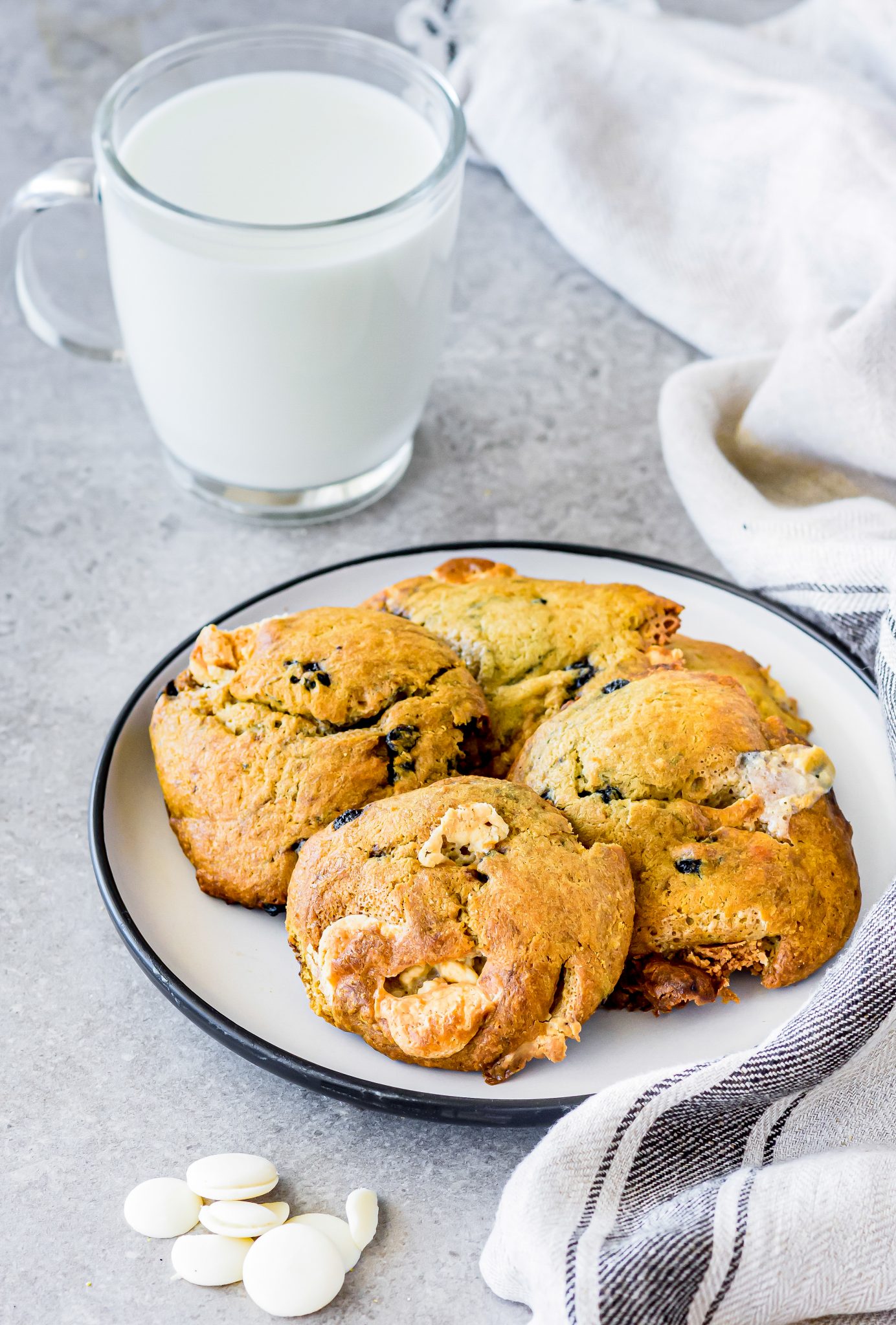 Blueberry Cheesecake Cookies Recipe - CheekyKitchen