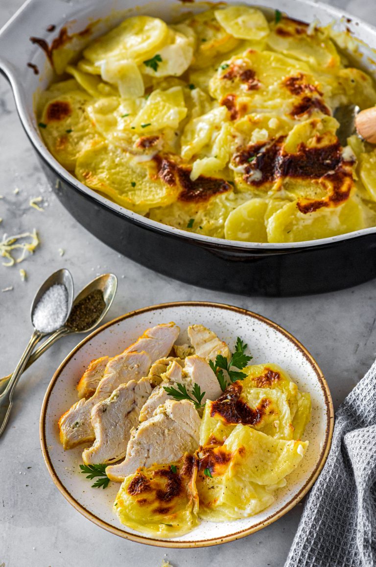 Cheesy Scalloped Potatoes Recipe - CheekyKitchen