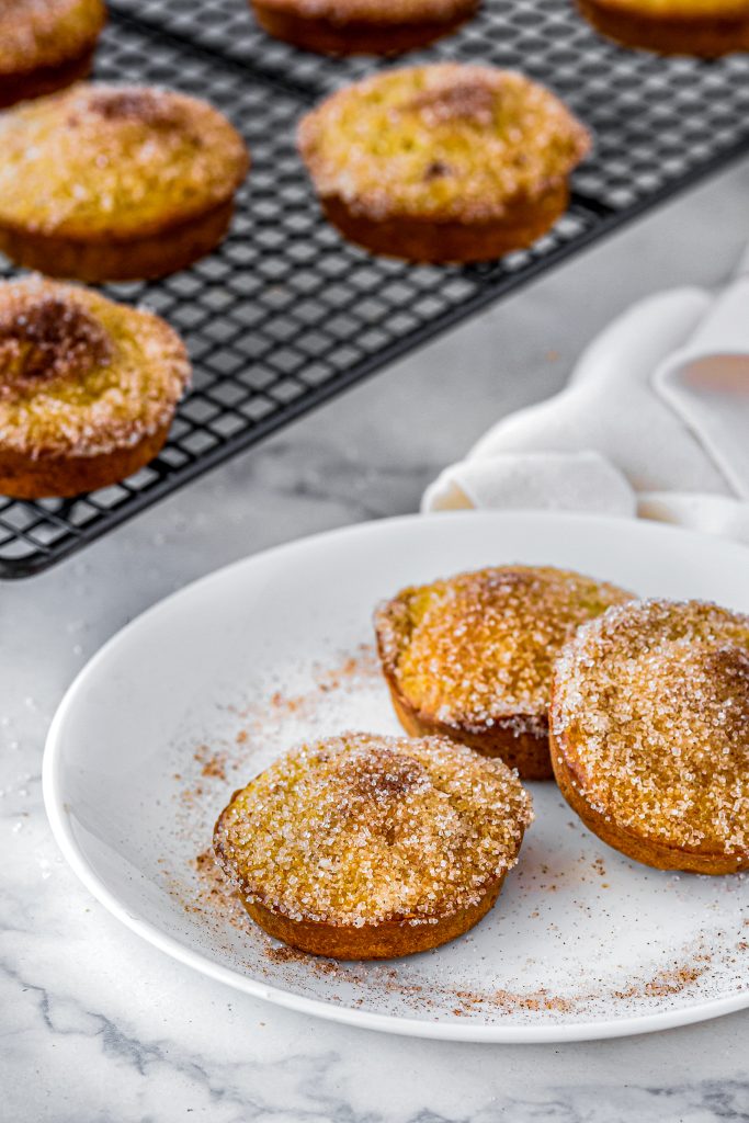 Cinnamon Mini Pumpkin Muffins Recipe - CheekyKitchen
