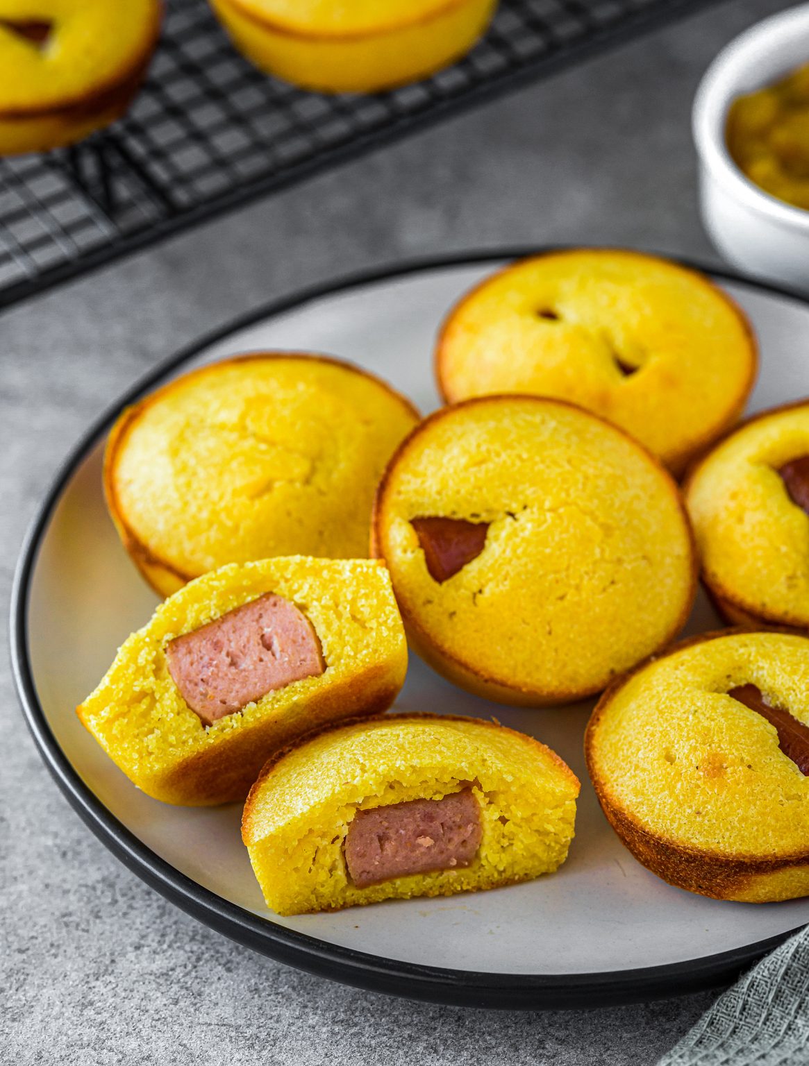 Mini Corn Dogs Recipe - CheekyKitchen