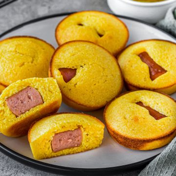 Mini Corn Dogs Recipe - CheekyKitchen