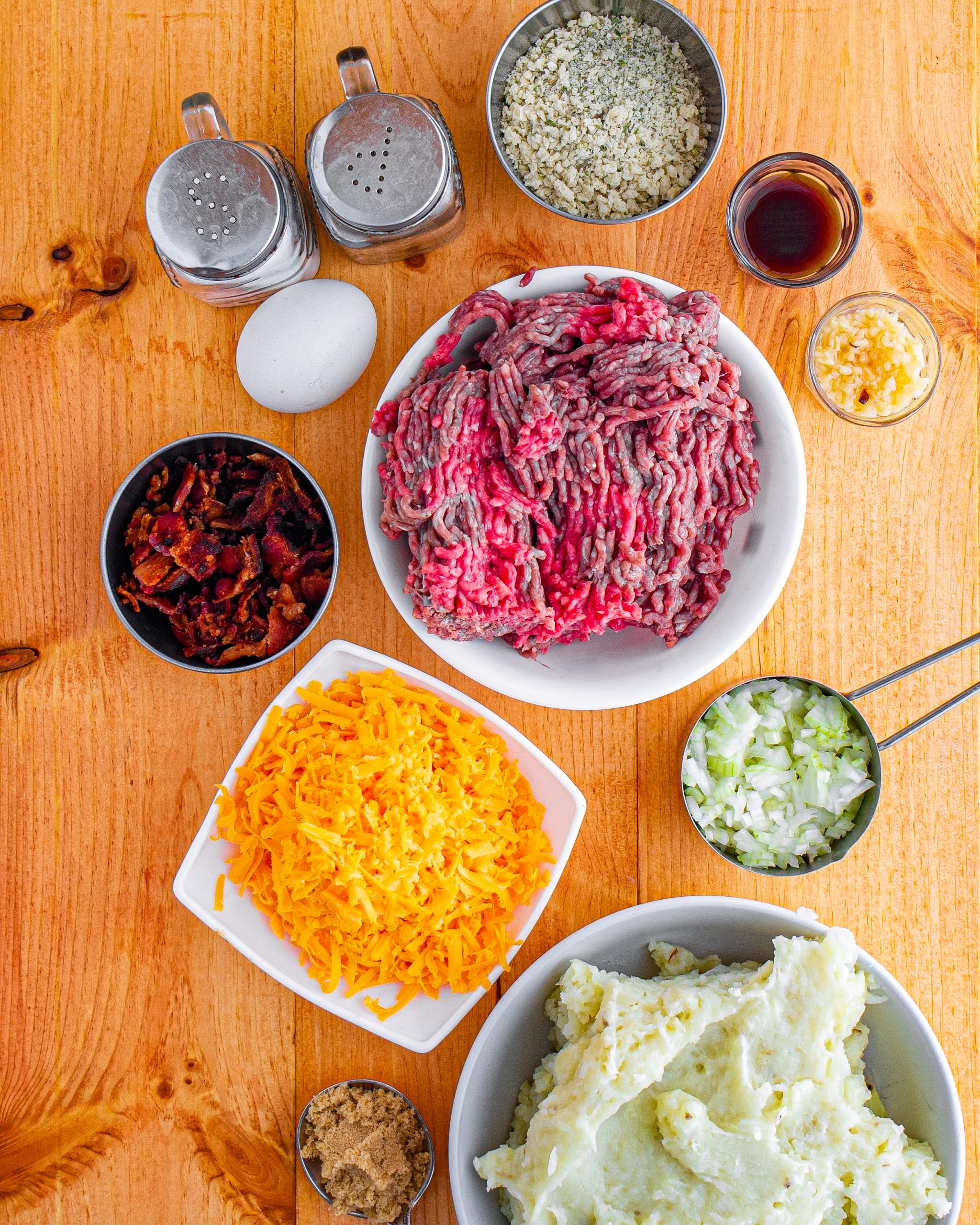 Cheesy Loaded Meatloaf Casserole - CheekyKitchen