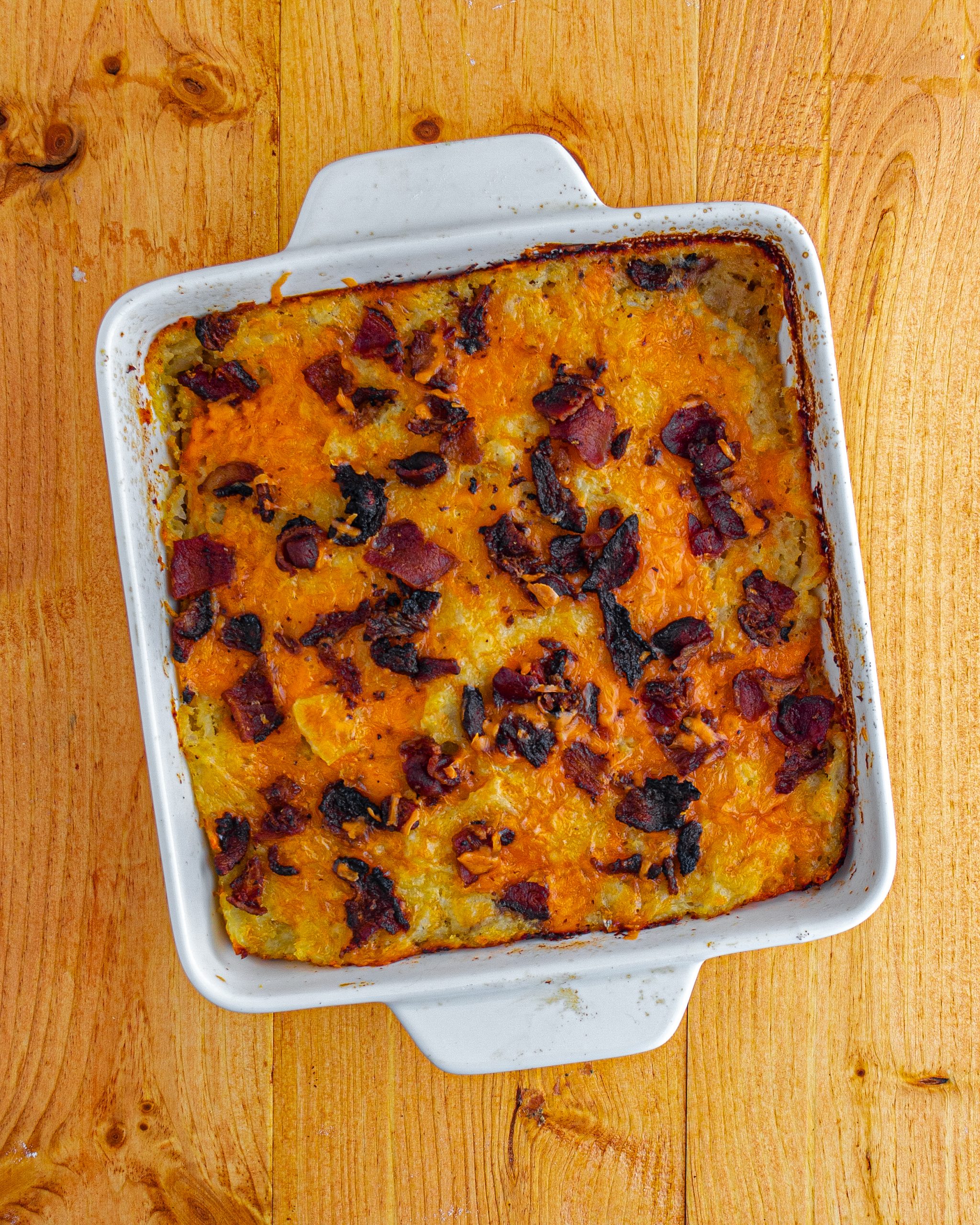 Cheesy Loaded Meatloaf Casserole - CheekyKitchen