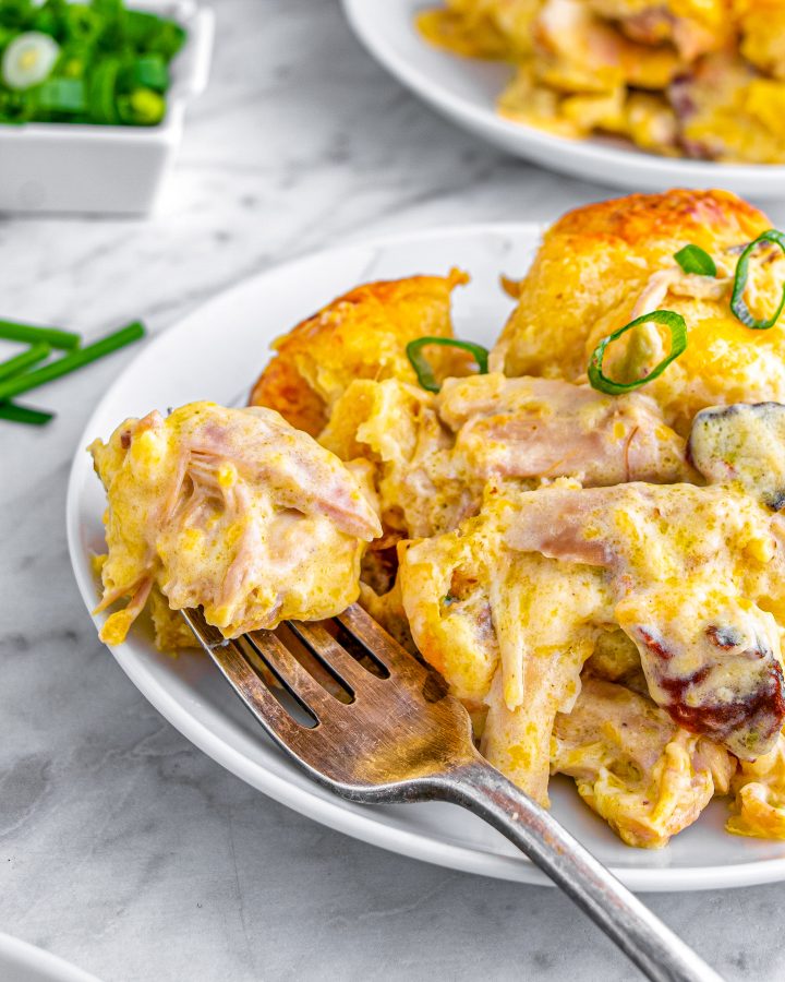 Chicken Bubble Bake Casserole - CheekyKitchen