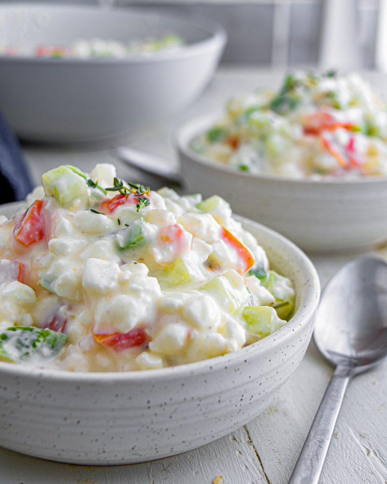 You Only Need 7 Ingredients for the BEST EVER Cottage Cheese Salad ...